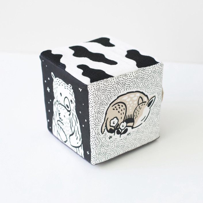 Wee Gallery Soft Block - Baby Animals Plush Toys by Wee Gallery | Minted