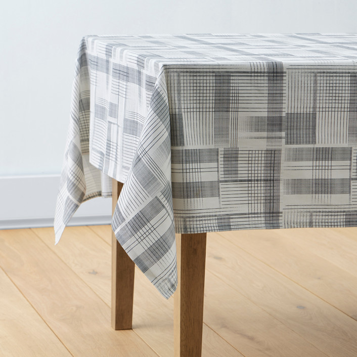 Sketchy Plaid Tablecloth by Katie Wahn | Minted
