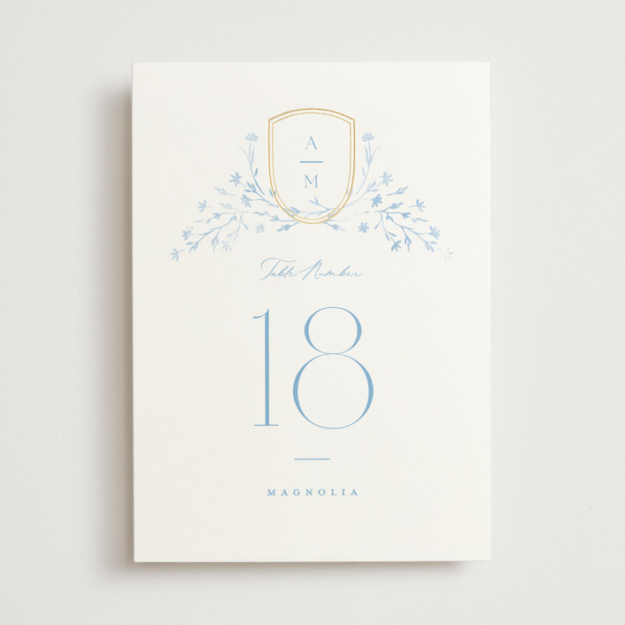 storybook garden Foil-Pressed Table Numbers by Kristie Kern | Minted