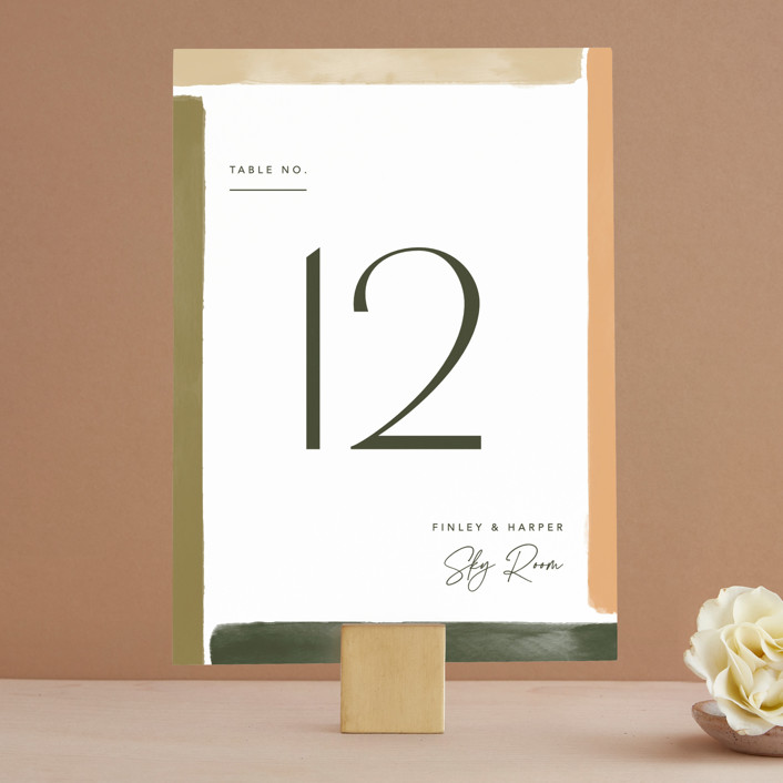 Concord Table Numbers by Robert and Stella | Minted