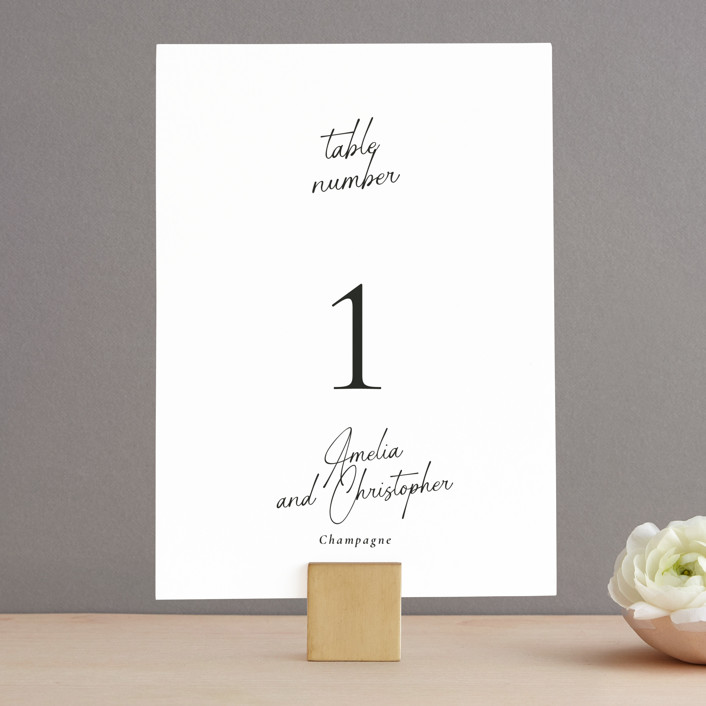 Opera Table Numbers by Jackie Mangiolino | Minted
