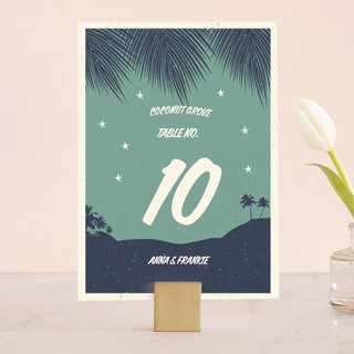 Retro Hawaii Table Numbers by Nam Bourassa | Minted