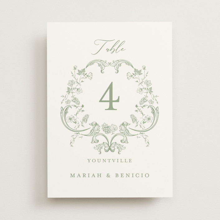 Eternal Grace Table Numbers by Sherley Ferreira | Minted