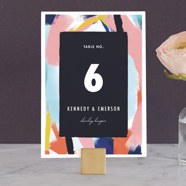 Happy Day Table Numbers by Angela Marzuki | Minted