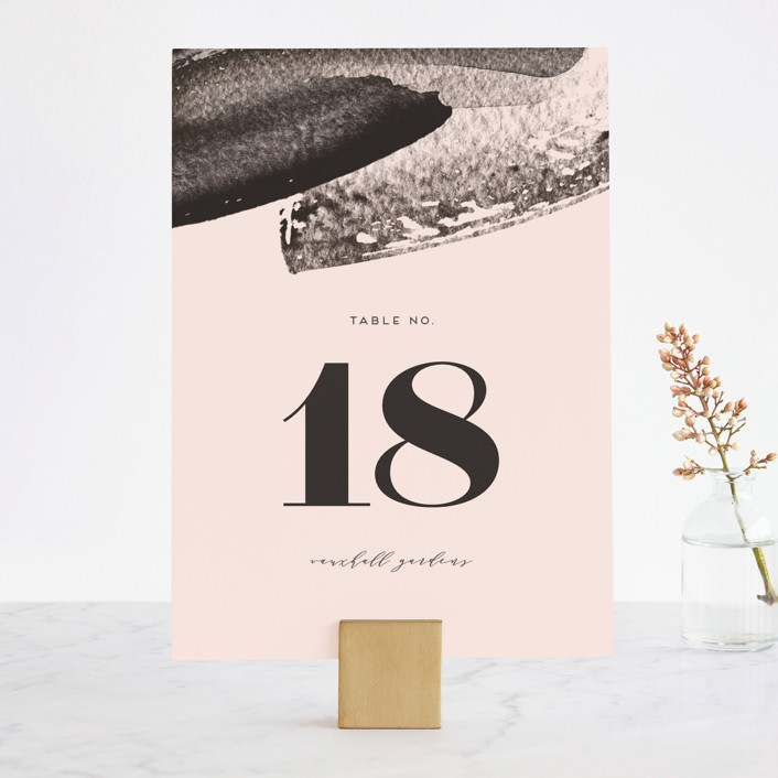 Vignette Table Numbers by silverscreen studio | Minted