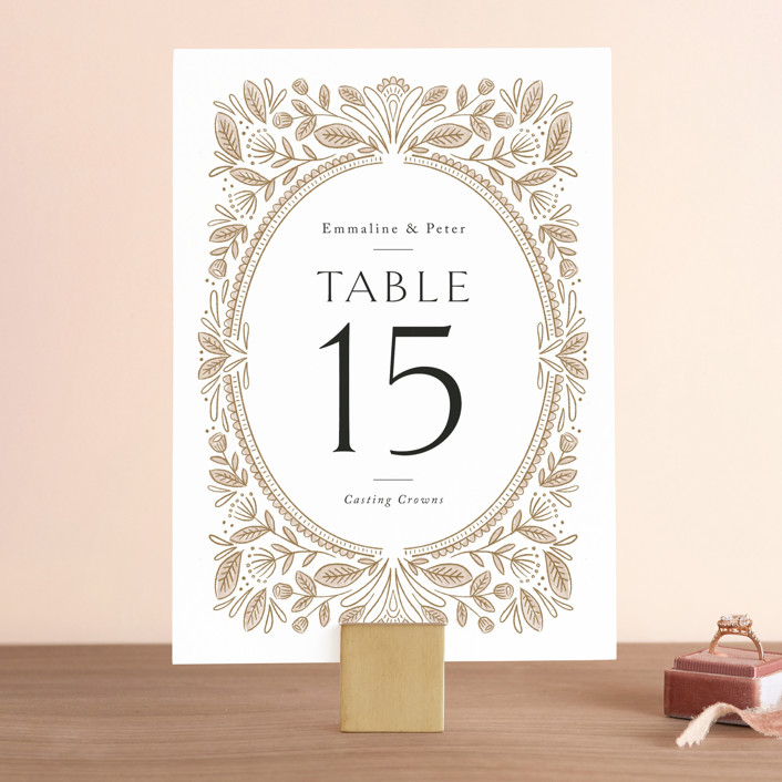 charmed Table Numbers by Jen Owens | Minted