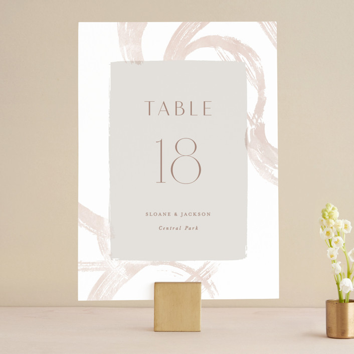 Modern Rings Table Numbers by Hooray Creative | Minted