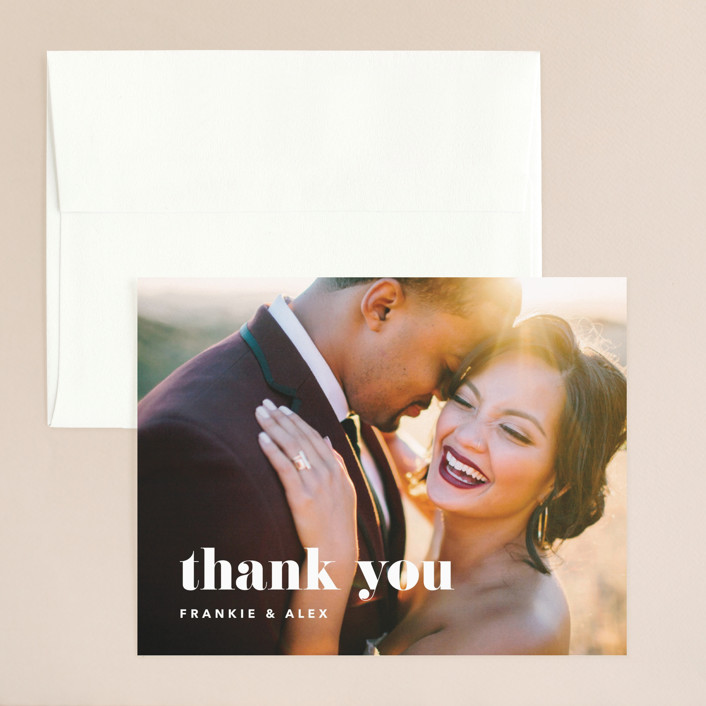 Letters Wedding Thank You Cards by JoAnn Jinks | Minted