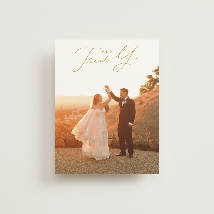 Minted Wedding Thank You Cards