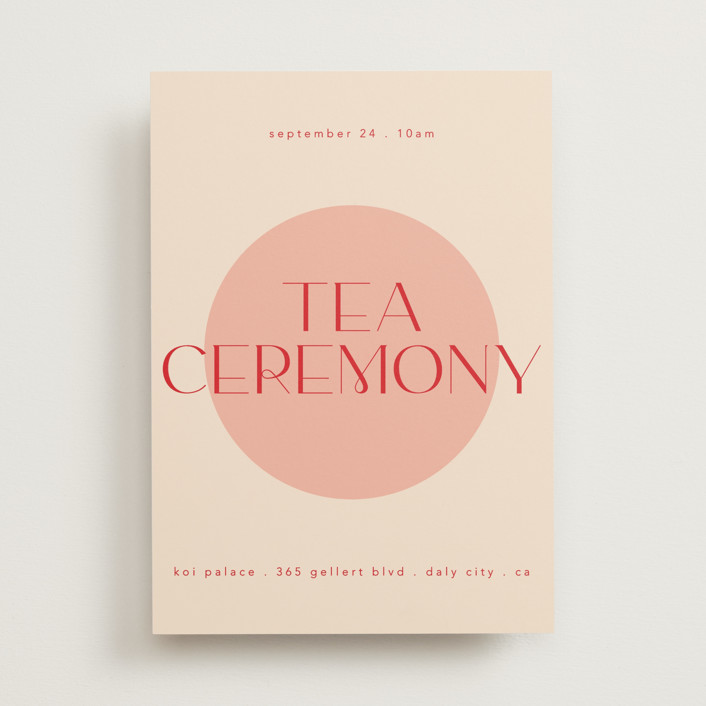 Unity Tea Ceremony Invitations by Hudson meet Rose | Minted