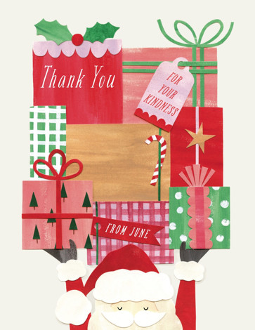 Secret Santa Thank You Cards by Sarah Knight | Minted