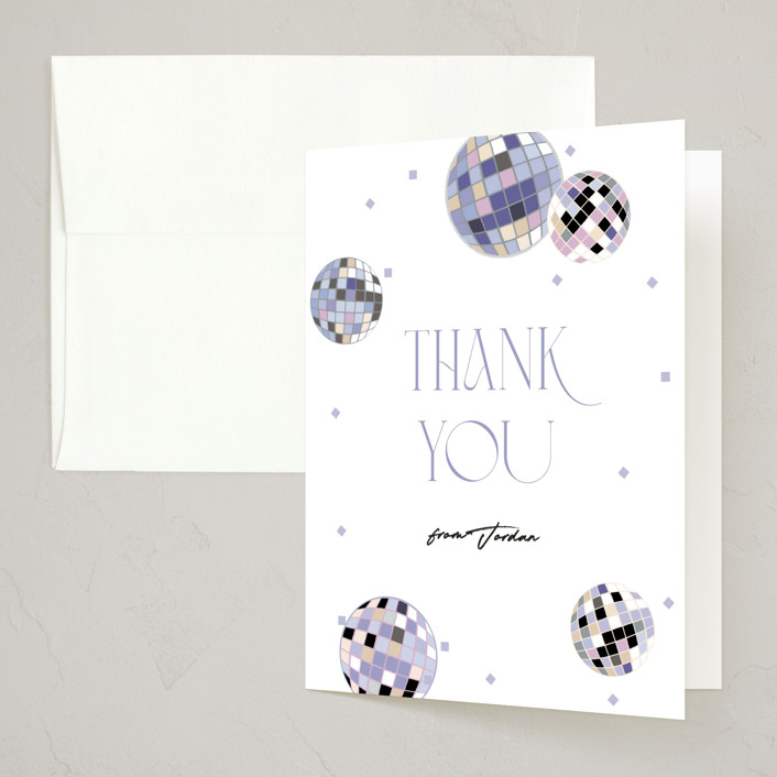 Disco Fever Thank You Cards by Corinne Malesic | Minted