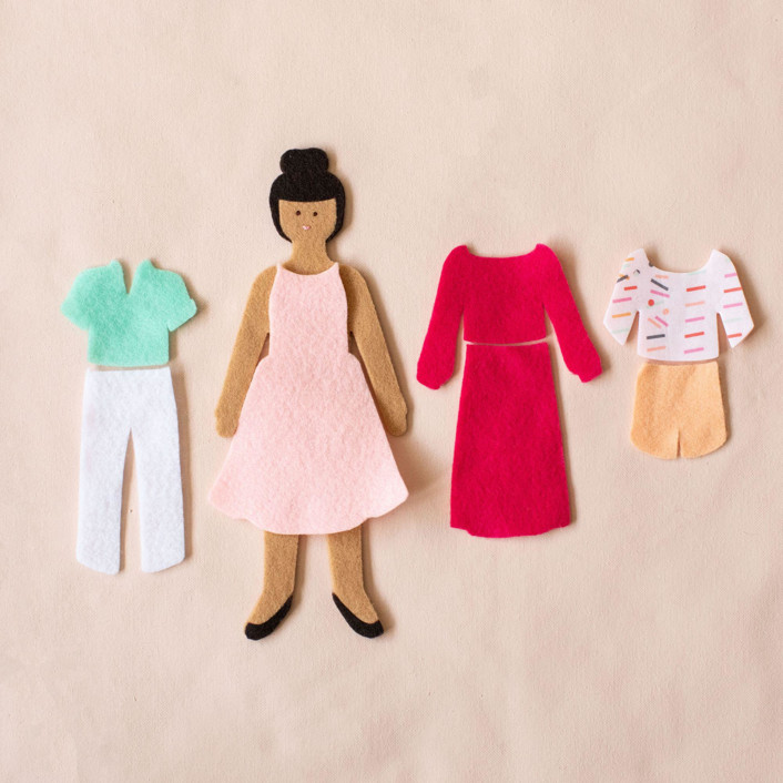 Felt Doll Starter Set - Caramel Toys by Lowercase Toys | Minted
