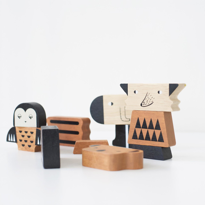 Animal Tower Toys by Wee Gallery | Minted