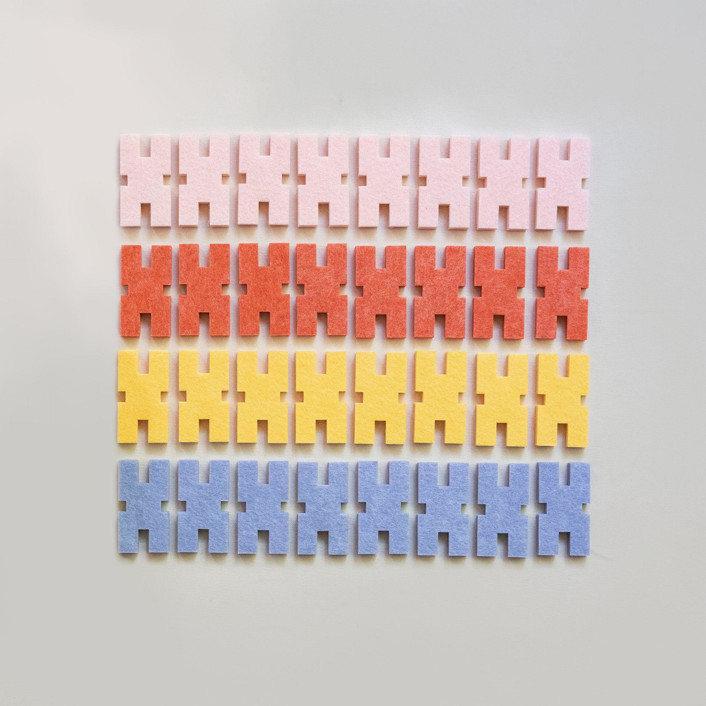 Interlocking Blocks - Pocket Set Toys by Lowercase Toys | Minted