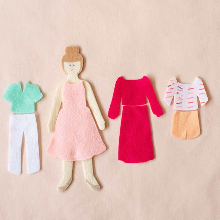 Felt Doll Starter Set - Honey Toys by Lowercase Toys | Minted