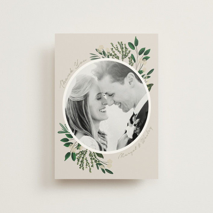 Watermark Wedding Thank You Postcards by Kaydi Bishop | Minted