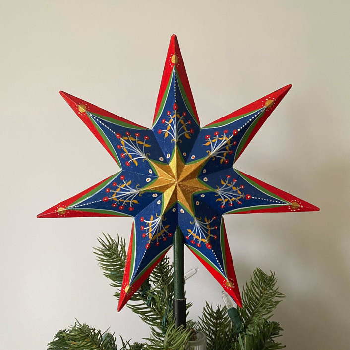 Painted Tree Topper Tree Toppers by Emily Morris | Minted