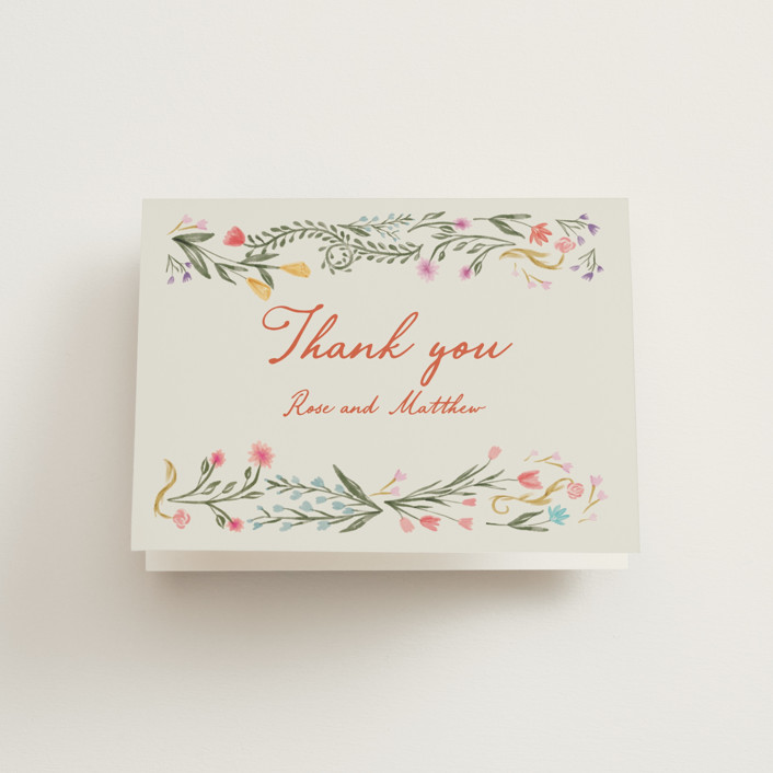 Minted Thank You Wedding Cards
