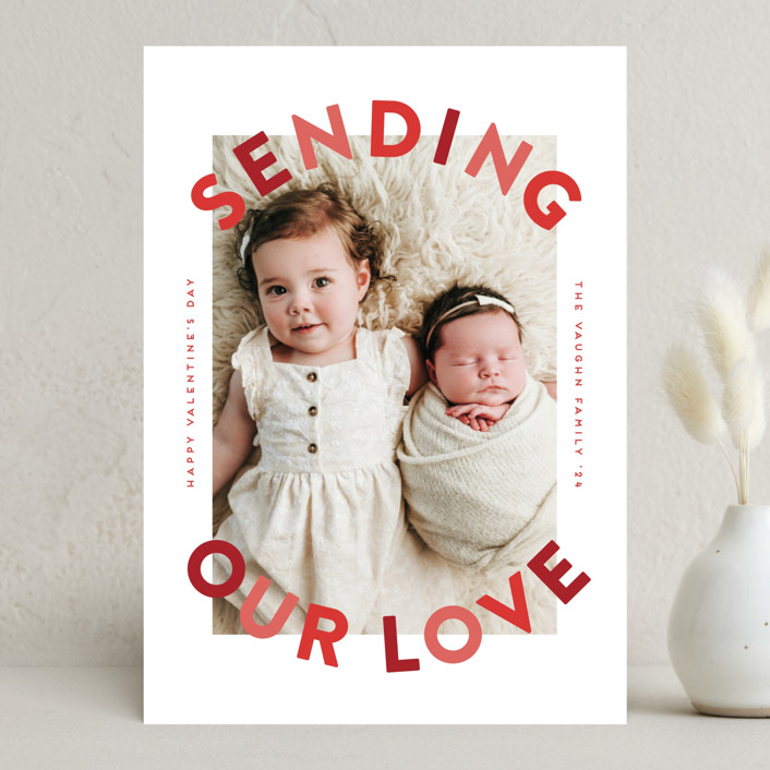 The Festive Type Valentine's Day Cards by Erica Krystek | Minted