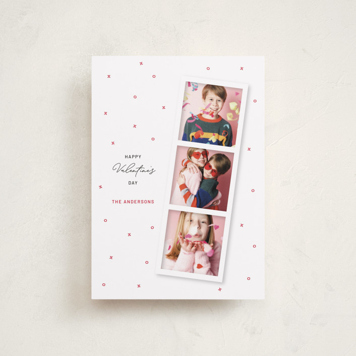 Valentine Photo Strip Valentine's Day Postcards by Ilene Guy | Minted