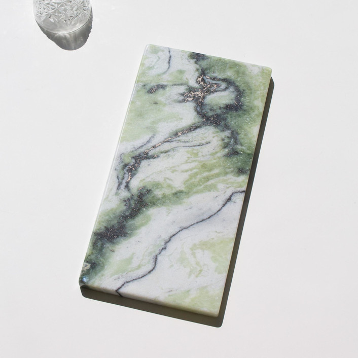 Marble Vanity Tray (RIVER JADE) Vanity Trays and Dishes by the parmatile shop | Minted