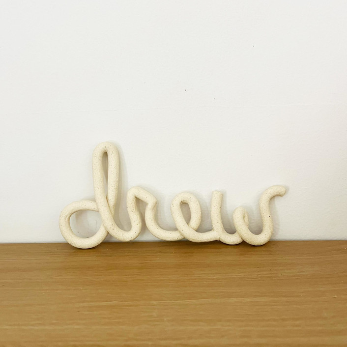 Custom Name Wall Hanging Wall Sign by Sidney Field | Minted