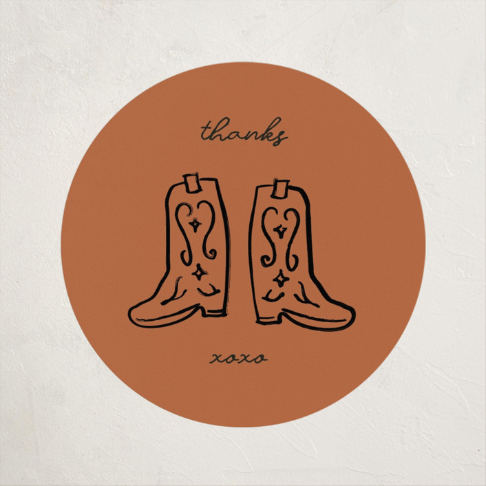 El Ranchero Baby Shower Stickers by Ani Somi | Minted