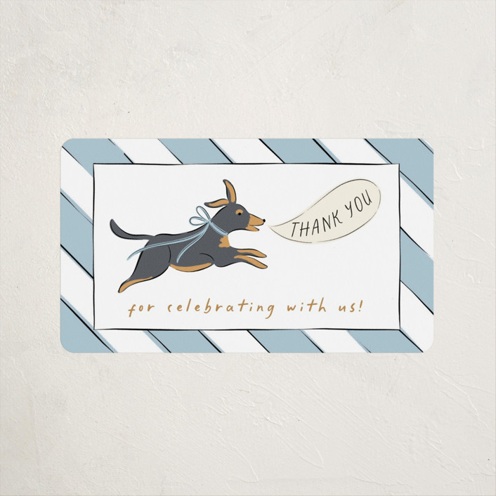 Party Puppies Baby Shower Stickers by Erin German | Minted