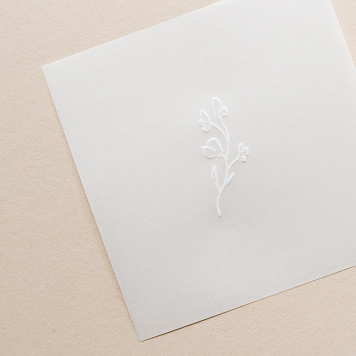 Paper Embosser Design No.21 - Sweet Pea Embossers by Jenny Sanders | Minted