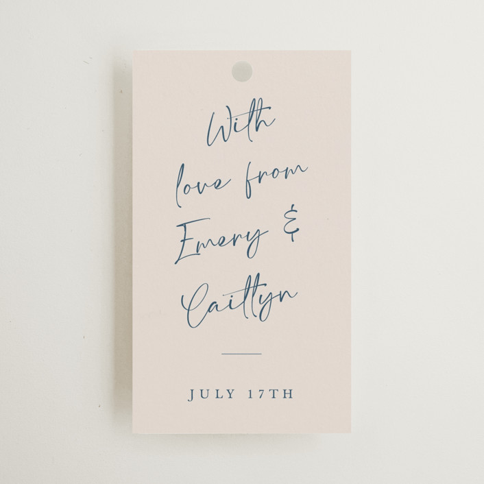 Ink scribble Wedding Favor Tags by Adelyn T. | Minted