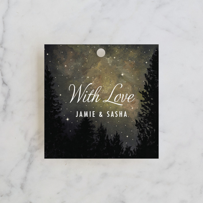 Starry, Starry Night Wedding Favor Tags by Elly | Minted
