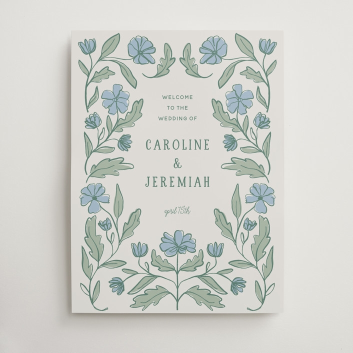 Botanical Welcome Signs by Kelly Watkins | Minted