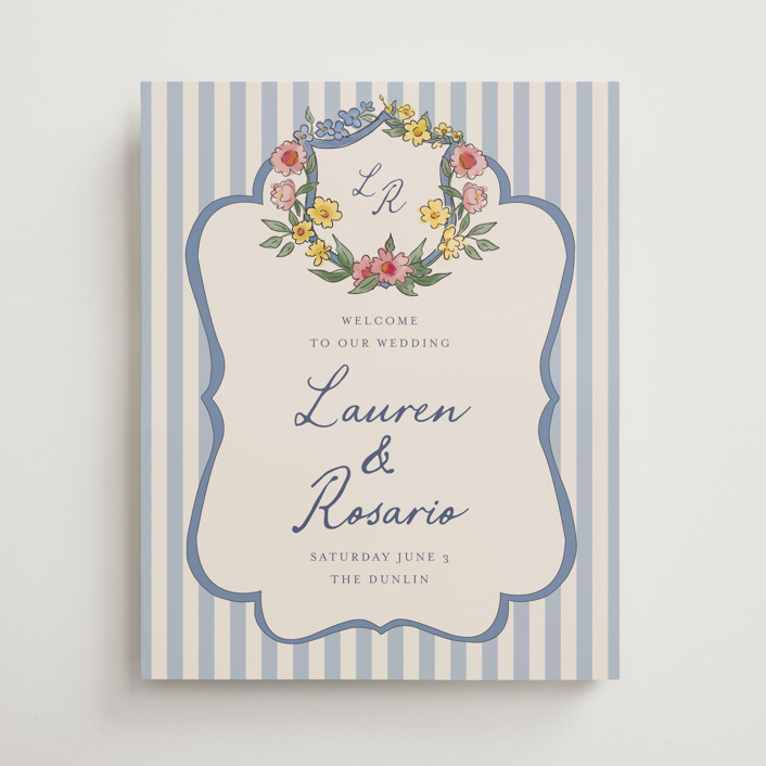 A wedding in Low Country Welcome Signs by Chris Griffith | Minted