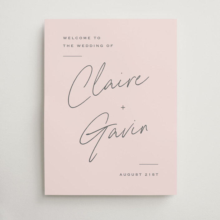 Chic Names Welcome Signs by Carolyn MacLaren | Minted