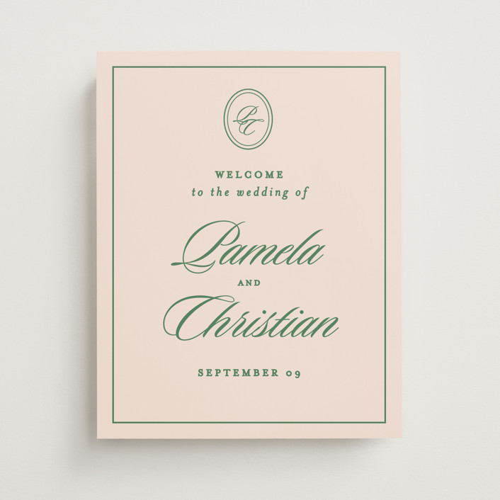 Scripted Welcome Signs by Creo Study | Minted
