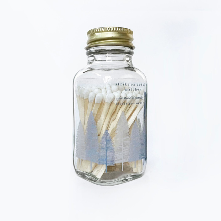 Ice Blue Noble Fir Match Jar Matchbooks and Matches by Jessica ...