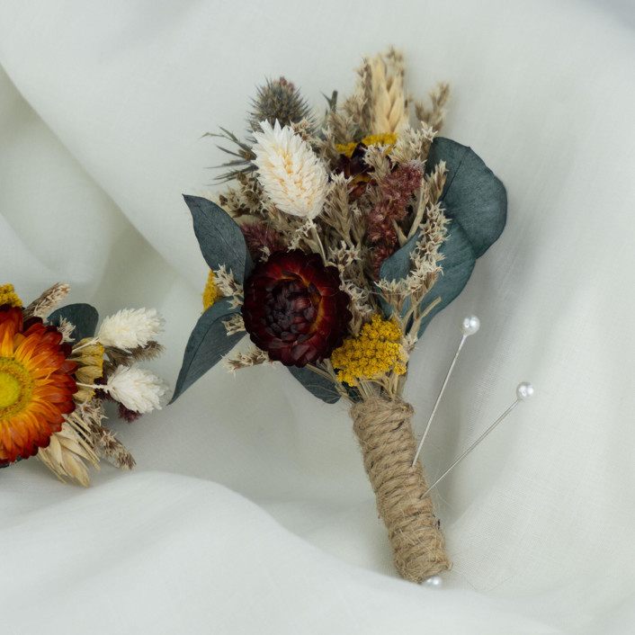 Sunset Pinned Corsage Corsages by Damselfly Direct | Minted