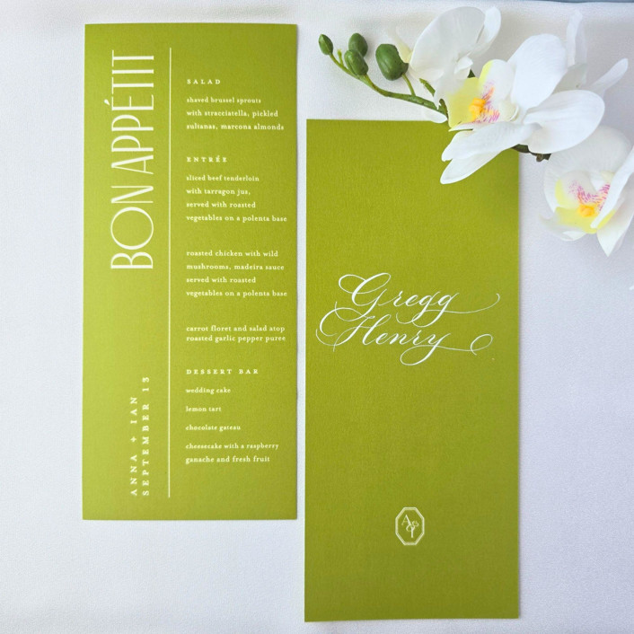 Custom Calligraphy for Menu Card- Calligraphy Services only Menus by ...