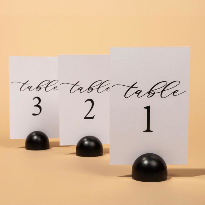Table Number | Set “1-10” | White & Black Table Numbers by Hanna ...