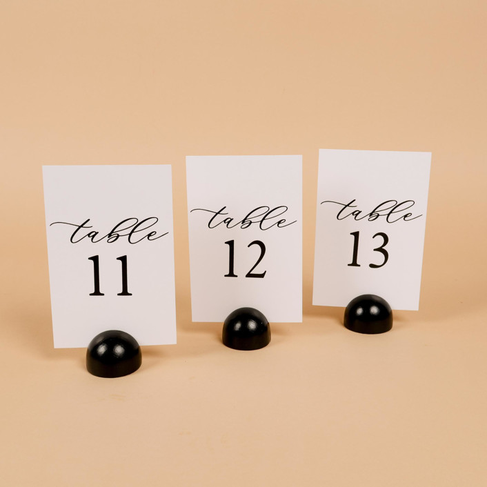 Table Number | Set “11-20” | White & Black Table Numbers by Hanna ...