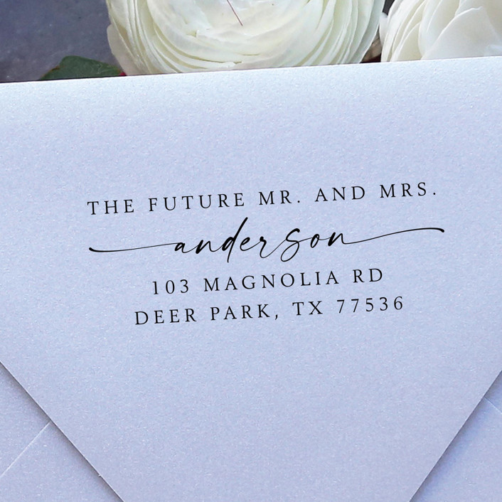 Future Mr. Mrs. Stamp | Self Inking Return Address Stamp Address Stamps ...