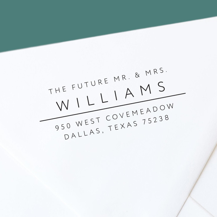 Modern Personalized Self-Inking Return Address Stamp Address Stamps by ...