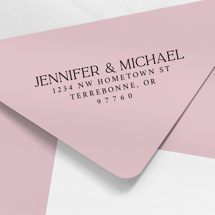Modern Serif Address Stamp Address Stamps by Paper Sushi | Minted