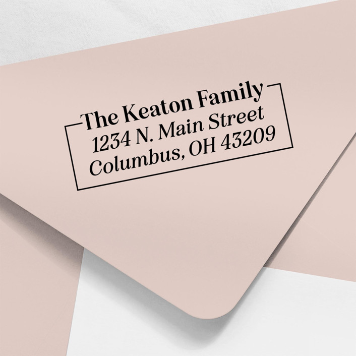 Eighties Vibes Address Stamp Address Stamps by Paper Sushi | Minted