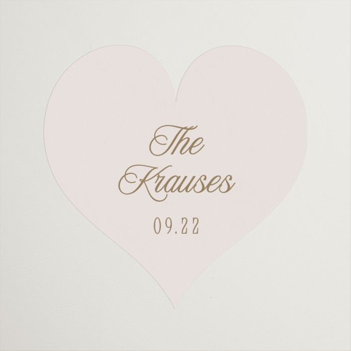Felicity Wedding Favor Stickers by Leah Bisch | Minted