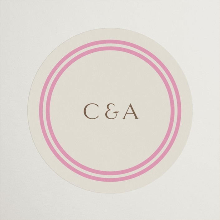 Bocce Wedding Favor Stickers by Megan Davis | Minted