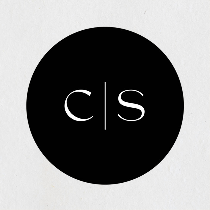 Union Stack Wedding Favor Stickers by Jessica Corliss | Minted