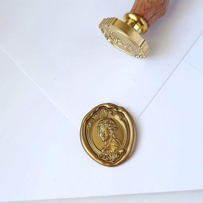 Victorian Lady- 25mm Wax Seal Stamp Wax Seal Stamps by ...