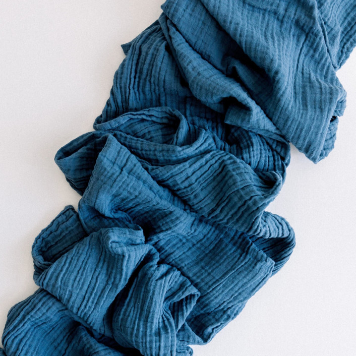 ORGANIC COTTON RUNNER // MARINE Runners by borrowed BLU | Minted